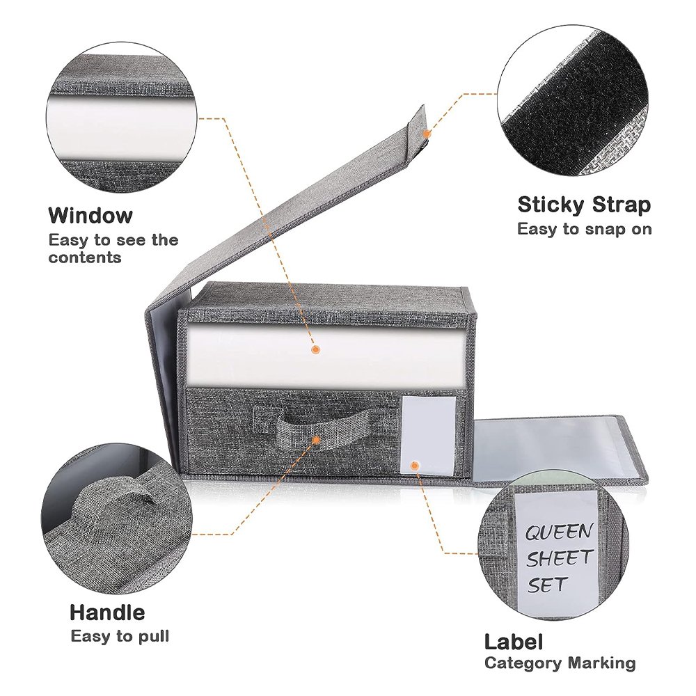 Wholesale Bed Sheet Bedding Foldable Storage Box - Great Shine Home ...