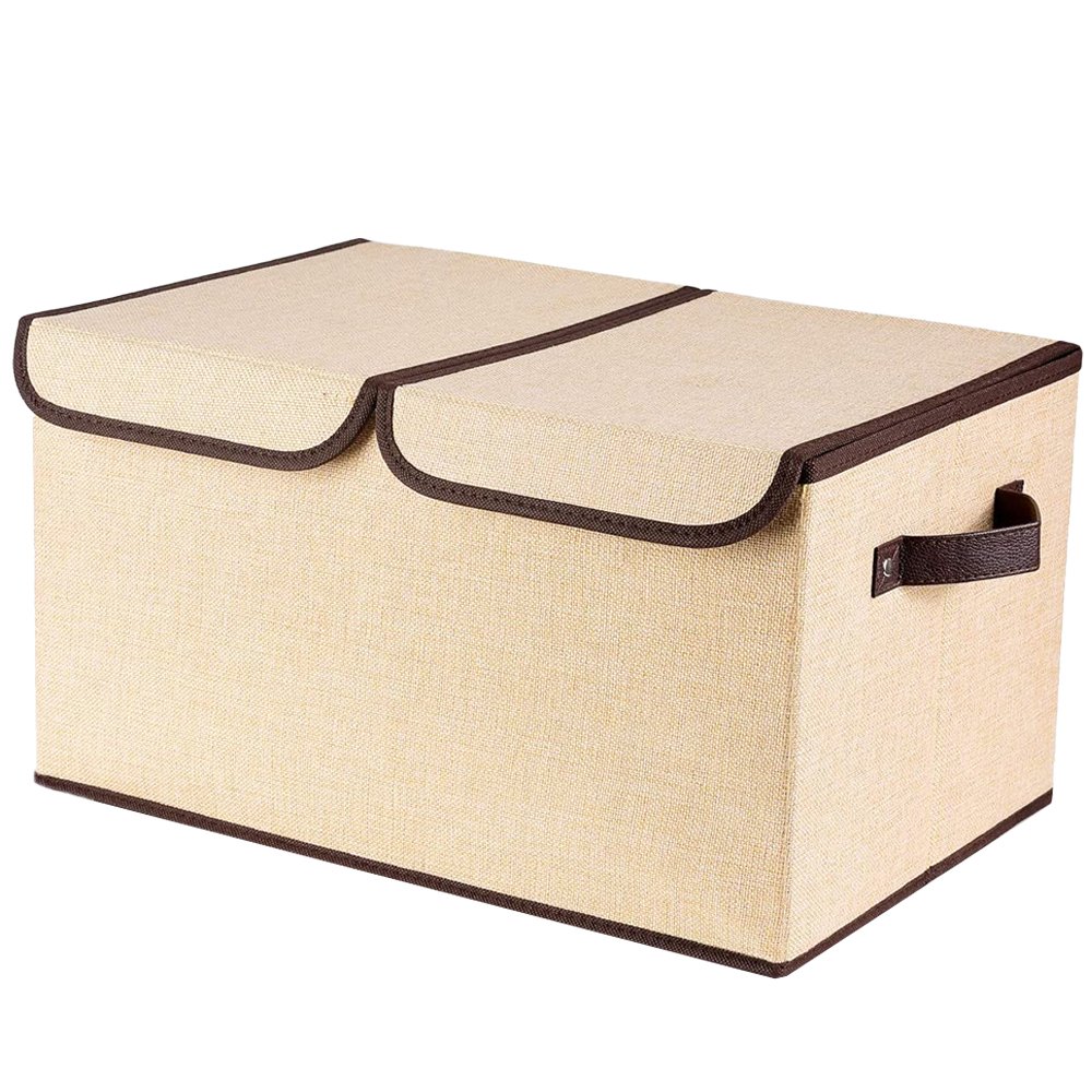 Custom Storage Bins Clothes Double Lid Storage Box Collapsible Closet ...