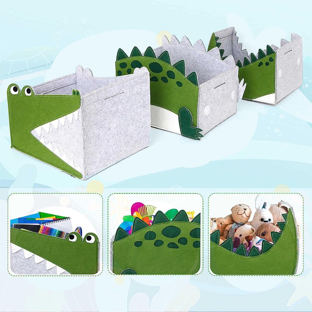 Custom Made Toy Chest Cartoon Crocodile Toy Box - Great Shine Home ...