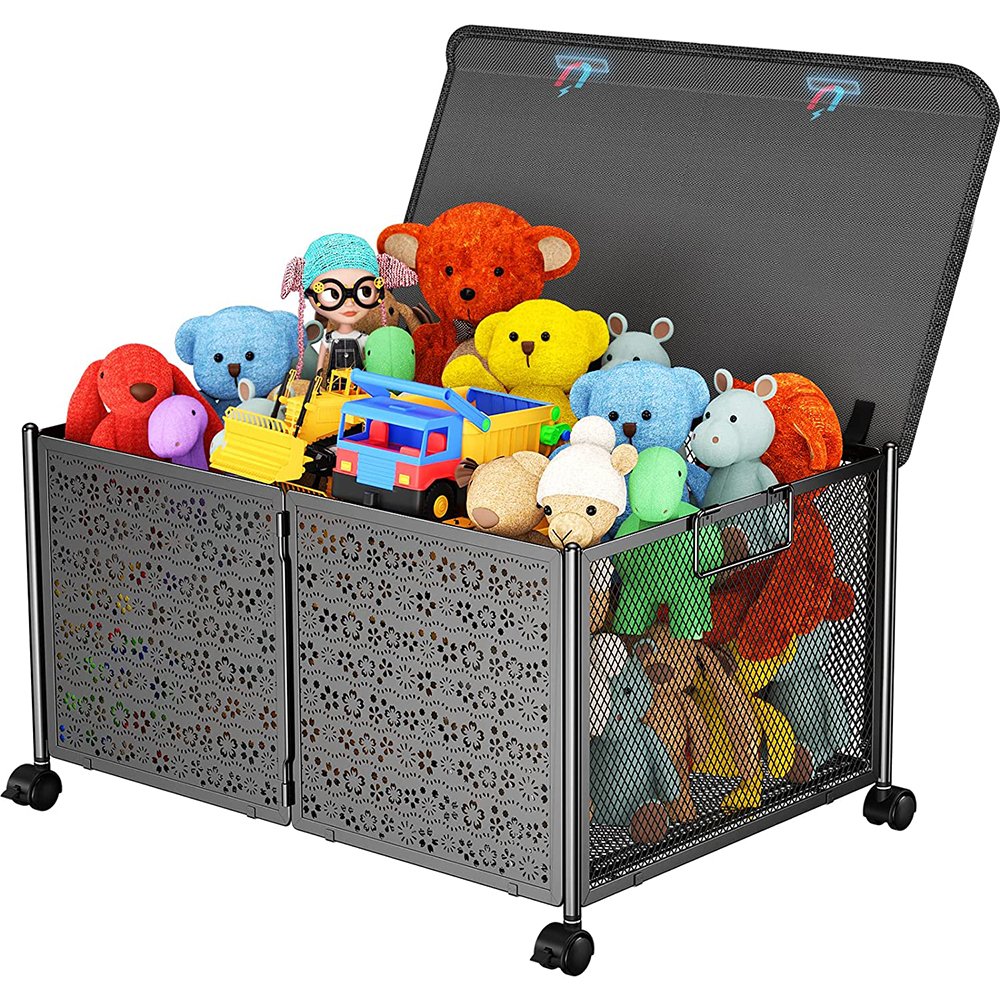 Large Capacity Custom Metal Toy Storage Box With - Great Shine Home ...