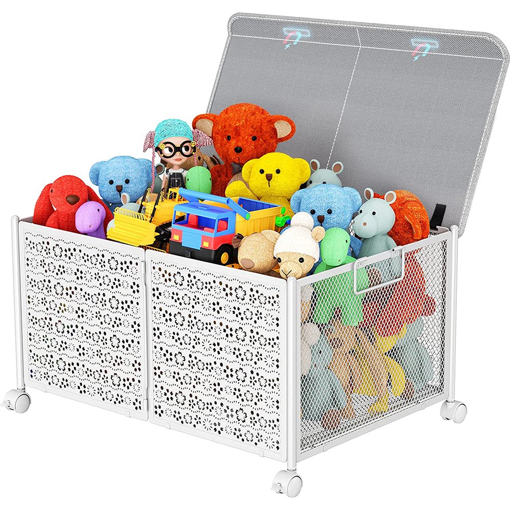 Large Capacity Custom Metal Toy Storage Box With - Great Shine Home ...