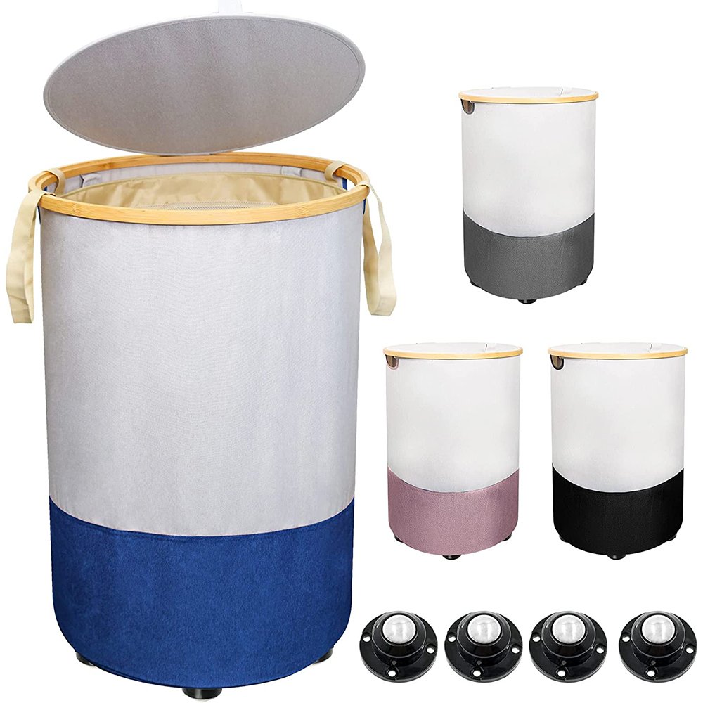Laundry Basket Bulk Laundry Hamper With Wheels - Great Shine Home ...