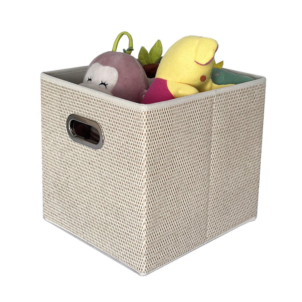 Custom Storage Boxes Linen Storage Boxes Metal Handles - Great Shine ...