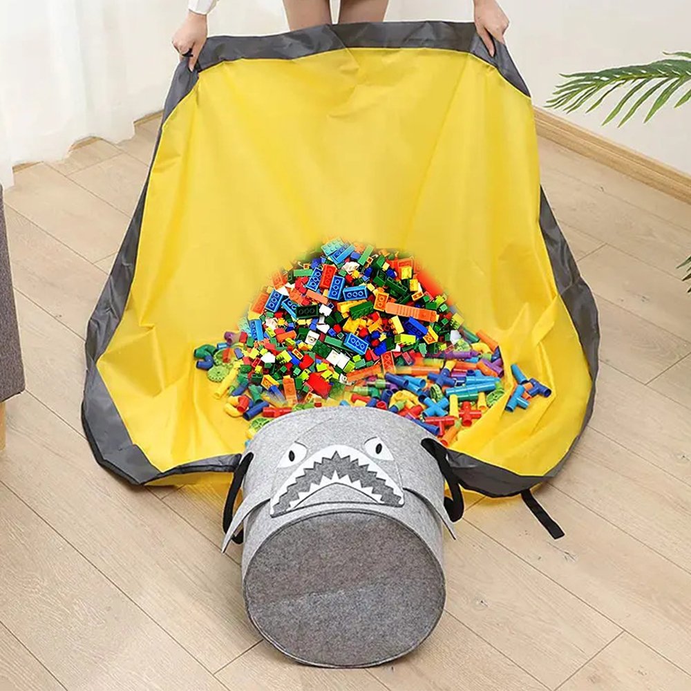 Custom Toy Storage Children Multifunctional Toy Box With Play Mat ...