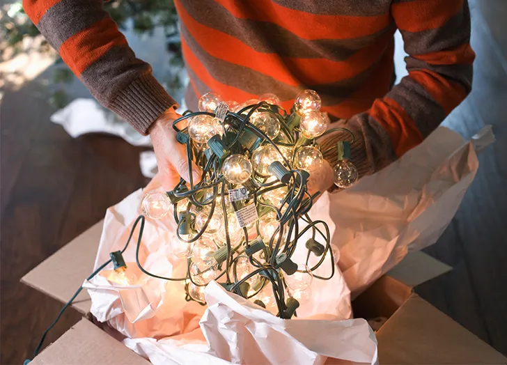 How to Wrap Christmas Lights for Storage? - Great Shine Home Storage ...