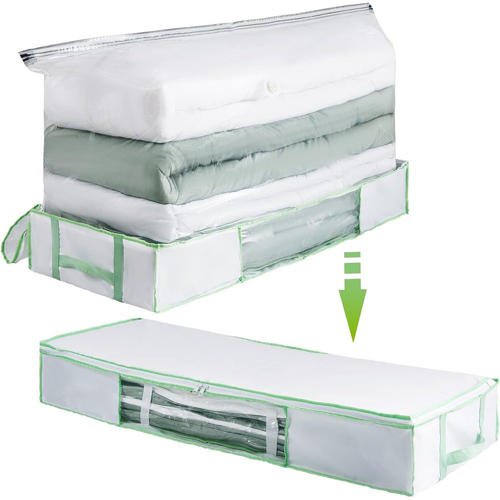 Bed Sheet Storage Bags Zipper Compression Bag - Great Shine Home ...