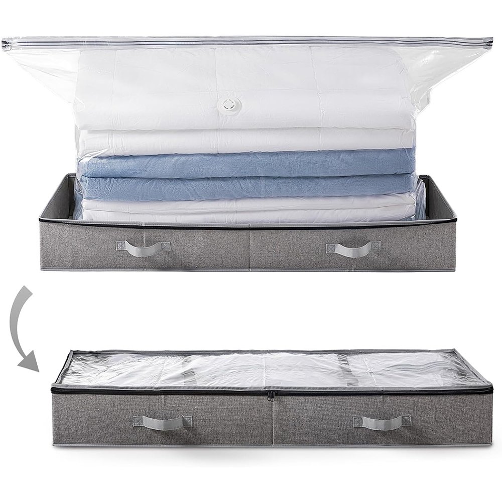 Bed Sheet Storage Bags Zipper Compression Bag - Great Shine Home ...