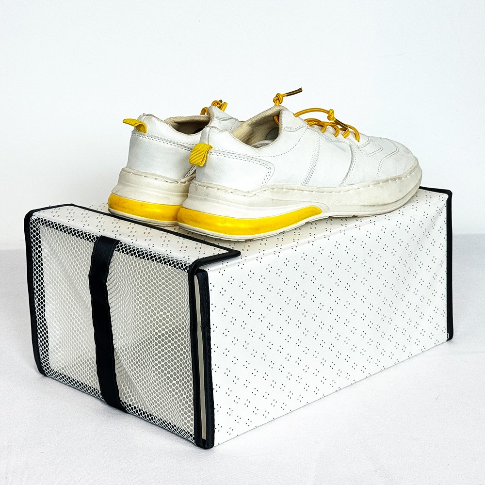 Fabric Shoe Storage Box Mesh Breathable - Great Shine Home Storage ...