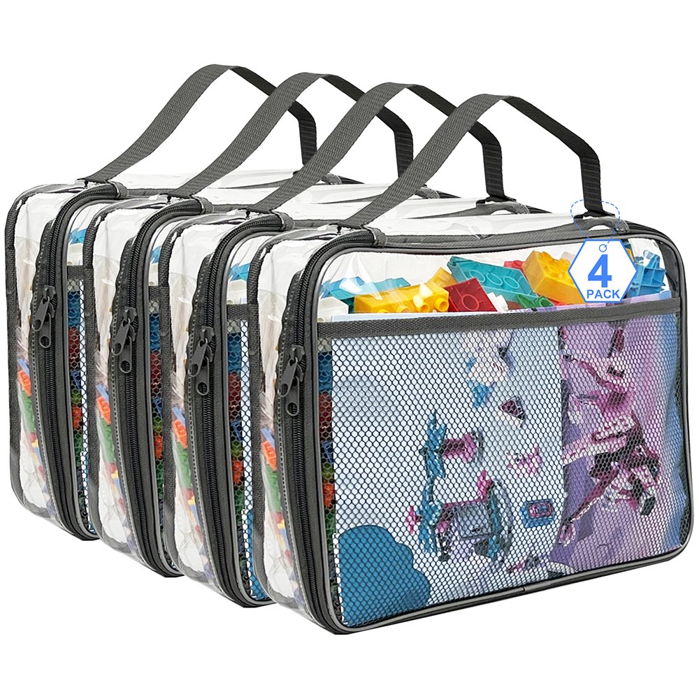 Clear Toy Storage Bags Pvc Lego Organizer - Great Shine Home Storage ...