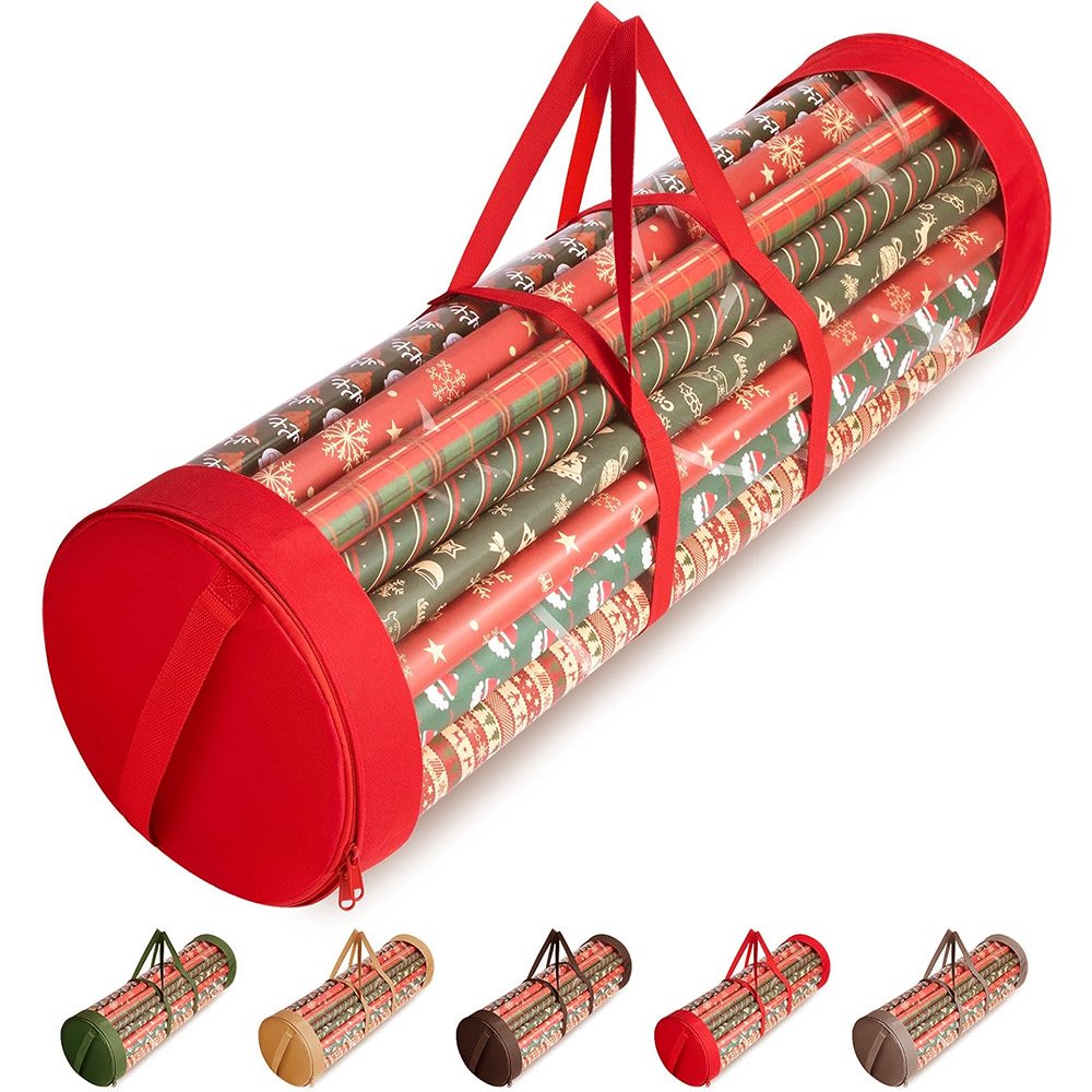 Clear Pvc Christmas Wrapping Paper Storage Container - Great Shine Home ...