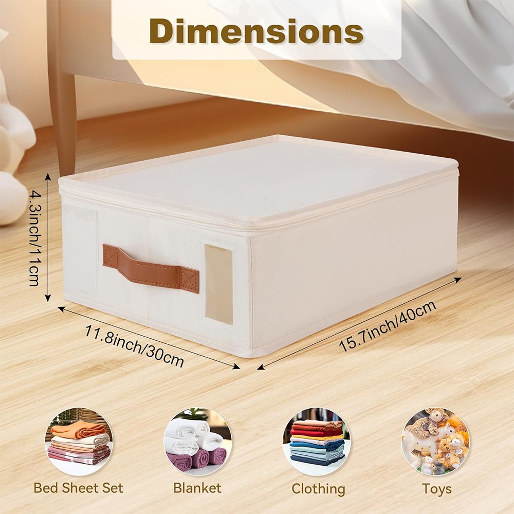 Bed Linen Stroage Box 8 Pack for Bedding Organizer - Great Shine Home ...