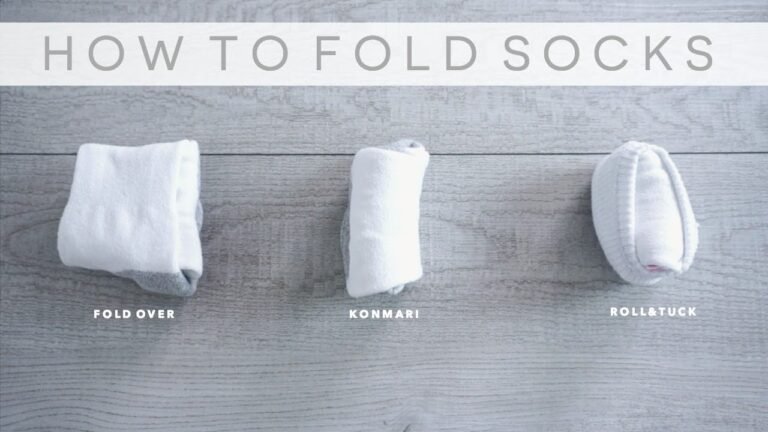 How to Fold Socks: The Best Methods for Space-Saving - Great Shine Home ...
