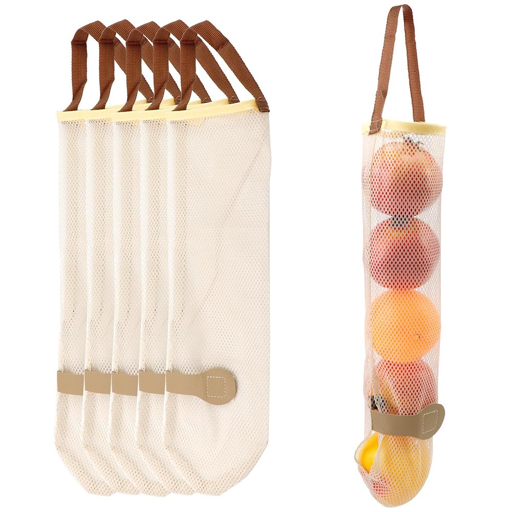 Hanging Mesh Bags for Garlic Storage Storage Bags for Potatoes - Great ...